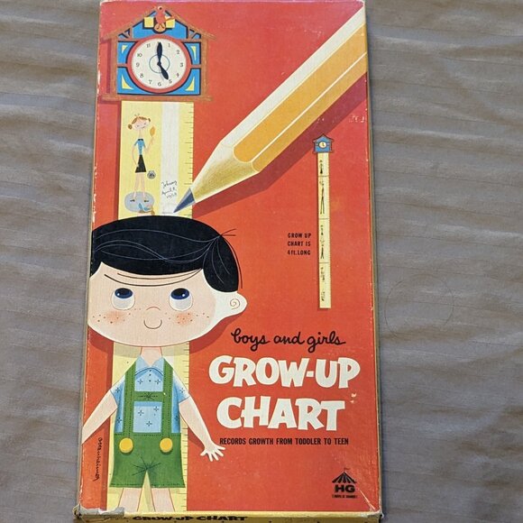 HG Games & Toys | Wall Decor | Vintage 95s Boys And Girls Growup Growth ...